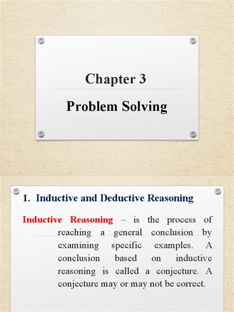 mmw problem solving pdf inductive reasoning deductive reasoning
