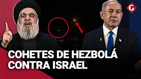HEZBOLÁ despliega decenas de COHETES CONTRA el norte de ISRAEL