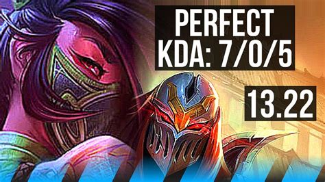 Akali Vs Zed Mid Solo Kills M Mastery Games