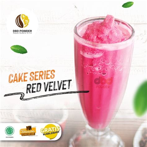 Jual BUBUK MINUMAN RED VELVET 1KG POWDER RED VELVET 1 KG Shopee