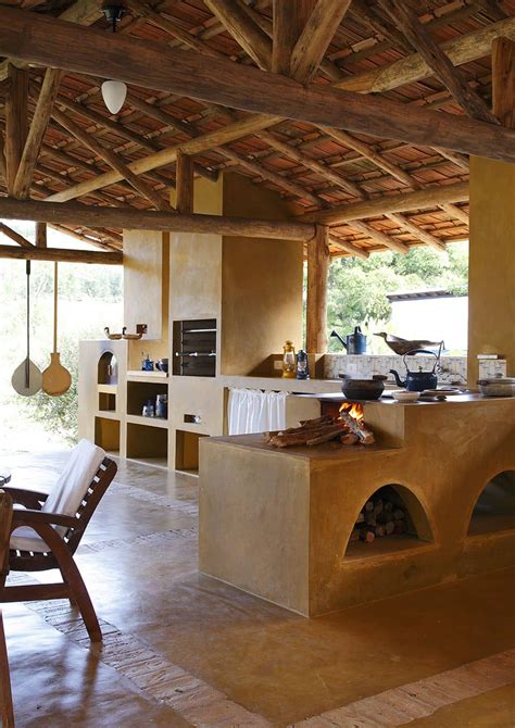 Rustic Kitchen Design Outdoor Kitchen Design Maison Earthship Mud