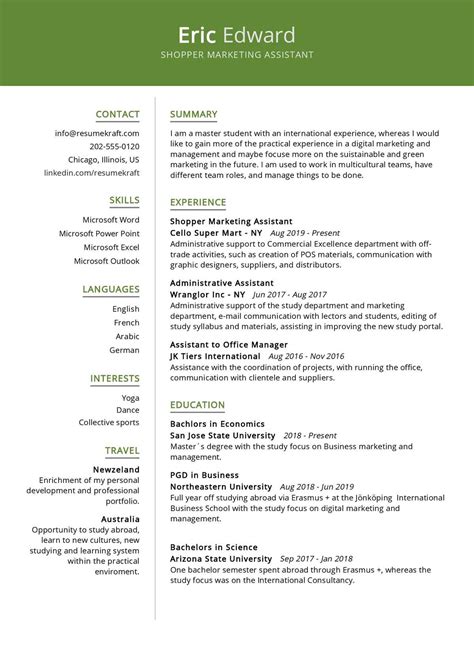 Marketing Assistant Resume Sample Writing Tips Resumekraft Riset