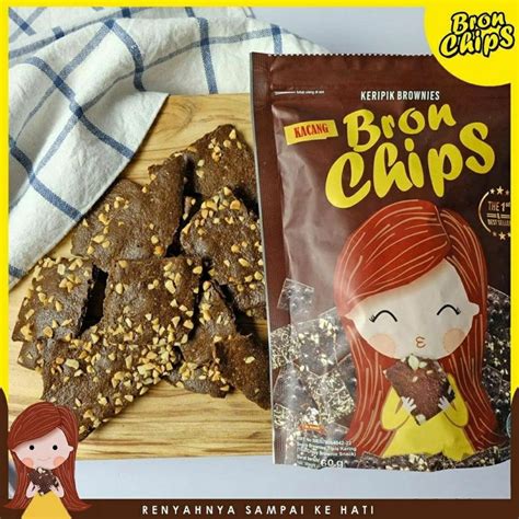 Jual Bron Chips Keripik Brownies 60 Gram Bronchips Kripik Halal MUI