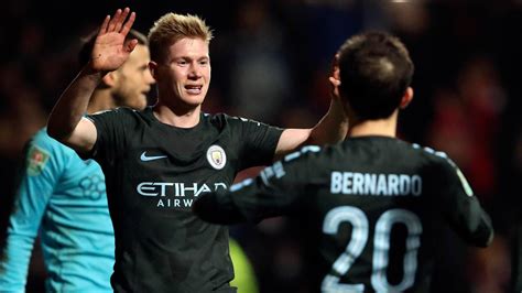 FOTO Atasi Bristol Manchester City Lolos Ke Final Piala Liga Inggris
