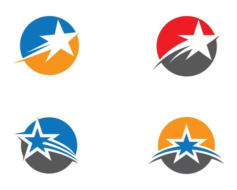 Conjunto De Iconos De Logotipo Estrella Circular 1121232 Vector En Vecteezy