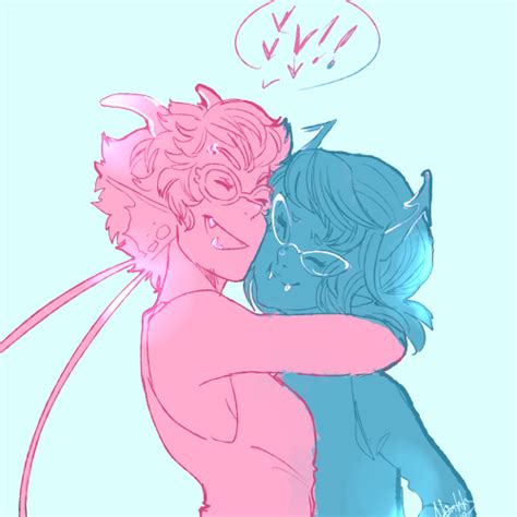MSPA Booru Aranea Serket Dancestors Gillfronds Heart Hug Limited