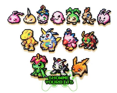 Pokemon Perler Bead Sprites The Four Seasons By Plushlosophy On