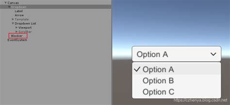 unity 之 ugui dropdown组件使用简析 unity如何设置tmp dropdown的初始文字 程序员宅基地 程序员宅基地