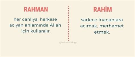 Rahmân ve Rahim ne anlama gelir DiniBilgi İslam ve Tarih Bilgi Kaynağı