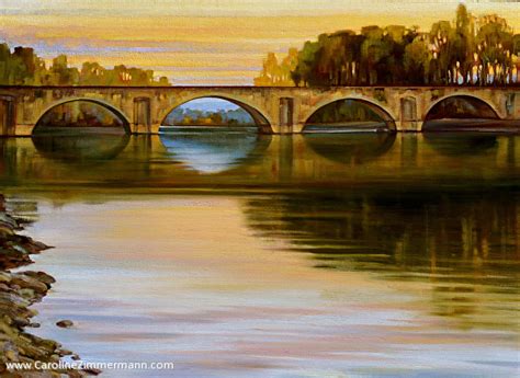 Ponte Buriano Aka The Mona Lisa Bridge Tuscany Landscape Painting