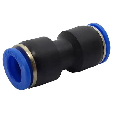 10 Un Conexão União Reta Plástica 10mm Pneumática Instantâne
