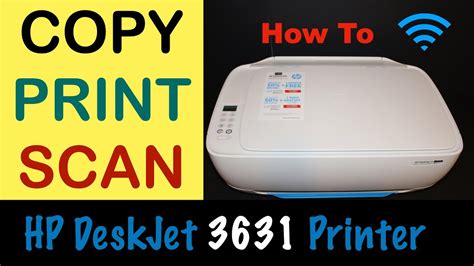 How To Copy Print Scan With Hp Deskjet All In One Printer