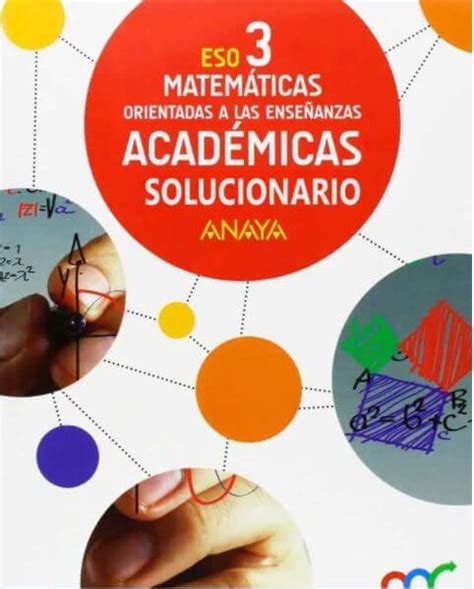 Solucionario Matemáticas 3 Eso Anaya 2022 Descargar PDF
