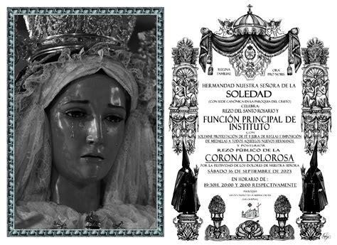 La Hermandad de la Soledad celebrará este sábado su primera Función