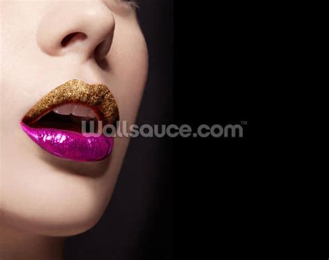 Pink Glitter Lips Wallpaper Lipstutorial Org
