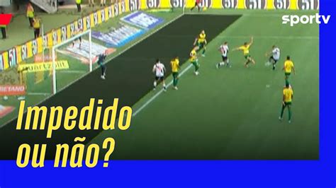 IMPEDIMENTO ANÁLISE DO GOL DO VASCO VALIDADO PELO VAR CONTRA O