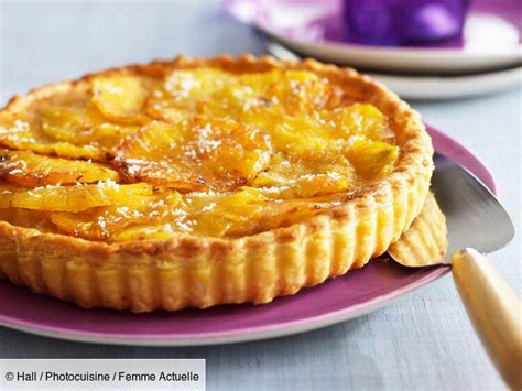 Tarte à l ananas découvrez les recettes de cuisine de Femme Actuelle