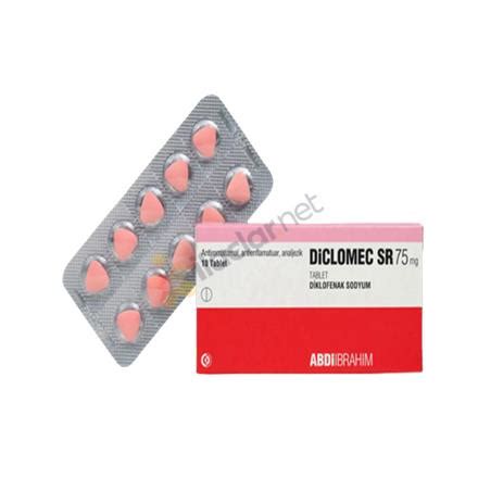 DICLOMEC SR 75 Mg 10 Tablet Ilaclar Net