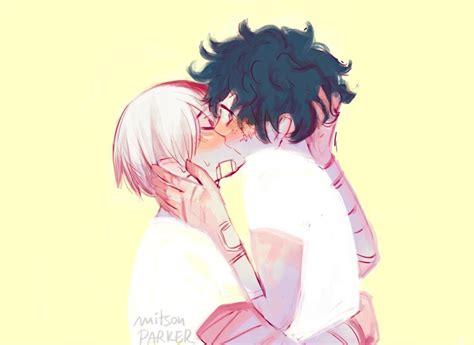 Shoto Todoroki And Deku Kissing Wallpaper Porn Sex Picture