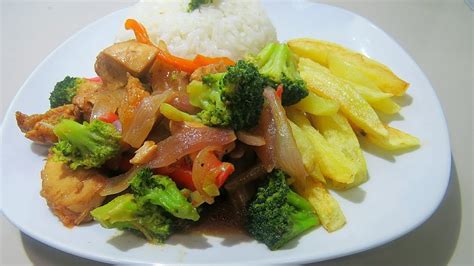 Saltado De Brocoli Con PolloRecetas De Comida Saludable Y Delisiosa