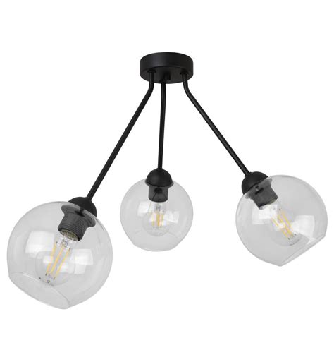 Nowoczesna Lampa Sufitowa TRIO HAGA Kuliste Klosze Lampy Sufitowe