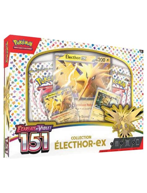 Coffret Electhor EV3 5 Pokémon 151 Écarlate et Violet PokéLoutre