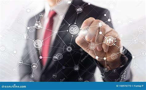 Concepto Industrial De La Innovaci N De La Automatizaci N Del Diagrama