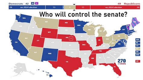 2024 Senate Elections Prediction 2024elections Trump Biden YouTube