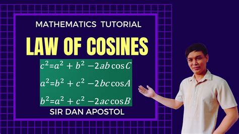 Law Of Cosines Solving Oblique Triangles Youtube