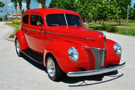 Ford De Luxe Tudor Sedan Custom Street Rod Upgraded Suspension