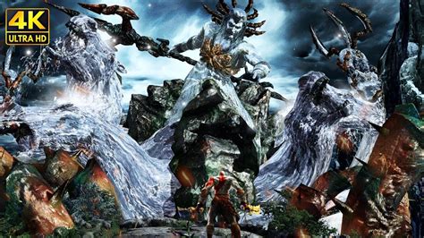 PC GOD OF WAR 3 REMASTERED Kratos Vs Poseidon ULTRA High Graphics