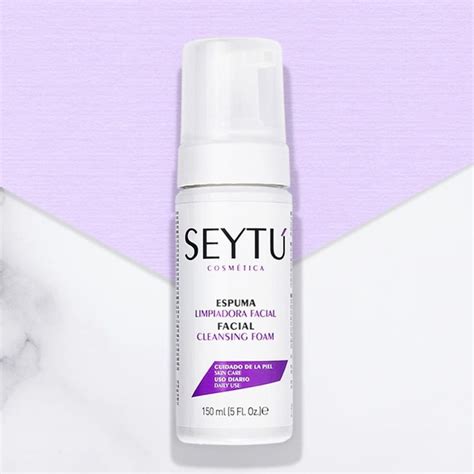 ESPUMA LIMPIADORA FACIAL SEYTÚ SIN QUÍMICOS ACNE MANCHAS DE BARROS