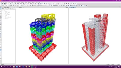 multi storied building design in etabs v18 is 456 2000 part 1 youtube