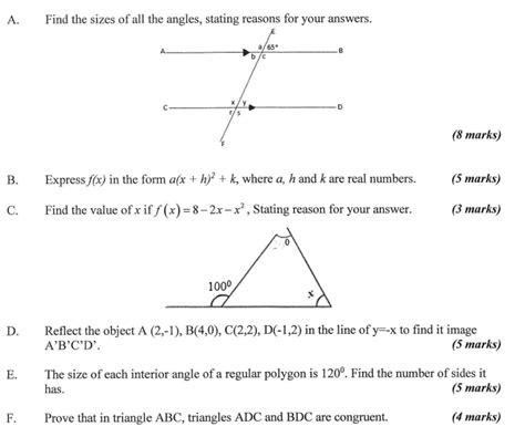 solved 4 find the sizes of all the angles stating reasons