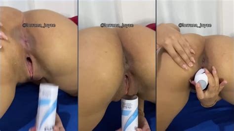 Lorrana Joyce Aplicando Desodorante Na Sua Buceta Excitada Privacy