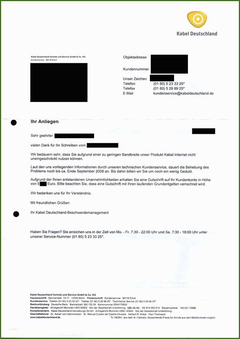 016 Vodafone Kabel Deutschland Kündigung Umzug Vorlage Beschwerde Bei