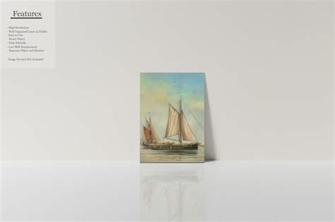 Premium Psd Canvas Frame Mockup
