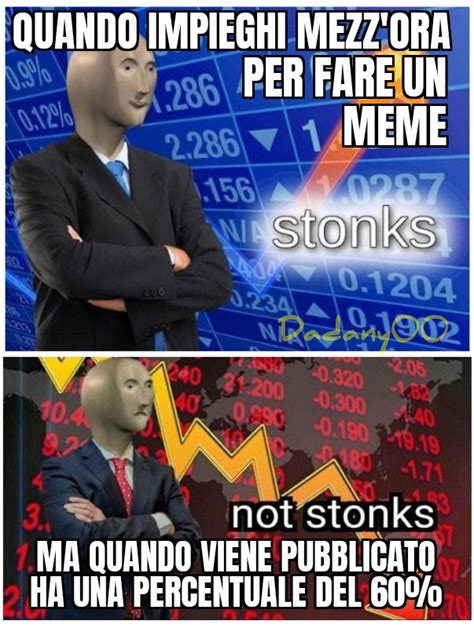 Not Stonks Meme By Dadany00 Memedroid