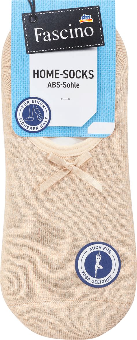 Fascino Socken Mit Frottee ABS Sohle Beige Gr 39 42 1 St Dauerhaft