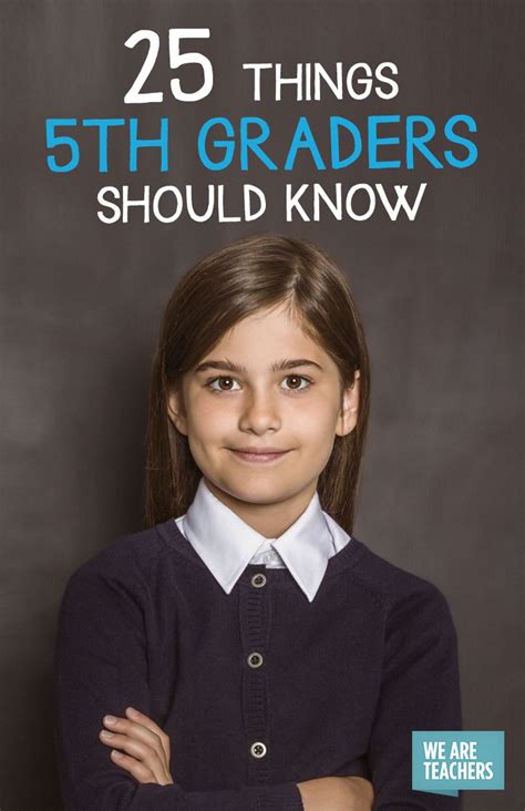 Things A Th Grader Should Know