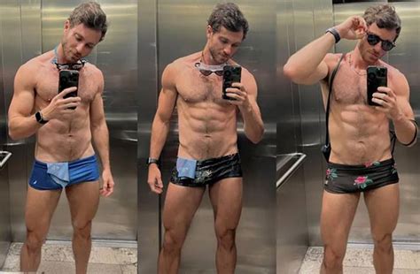 Foto Do Ex BBB Lucas Bissoli A Rola Marcando Na Sunga Todos