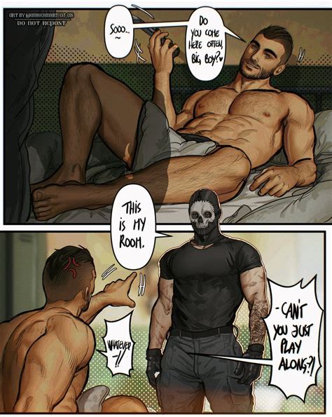 Ghost And Soap Call Of Duty And 1 More Drawn By Umikochannart Danbooru