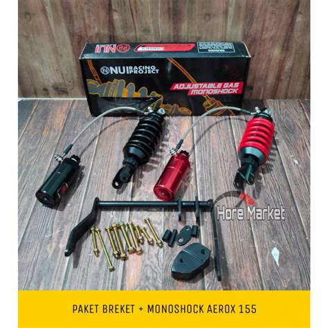 Jual PAKET BREKET MONOSHOCK AEROX 155 OLD NEW 2017 2018 2019 2020