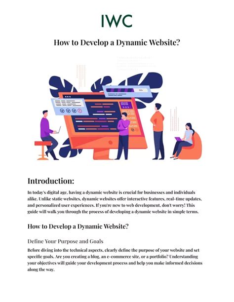 Ppt How To Develop A Dynamic Website Powerpoint Presentation Free
