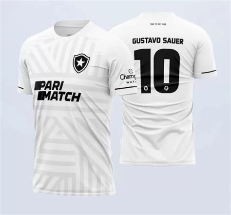 Arte Vetor Camisa Botafogo Terceira 2023 2024 Janete Artes