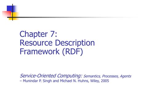 chapter 7 resource description framework