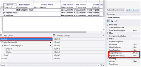 Multiple Row Grouping Levels In SSRS Report