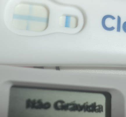 Linha de evaporação ou positivo Clear Blue BabyCenter