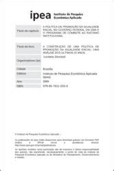 Repositório do Conhecimento do Ipea A Política de promoção da