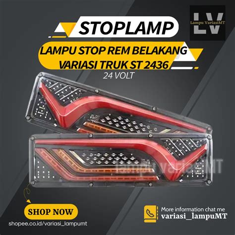 Jual Lampu Stoplamp Variasi Stop Lamp Rem Belakang LED Runing Mobil
